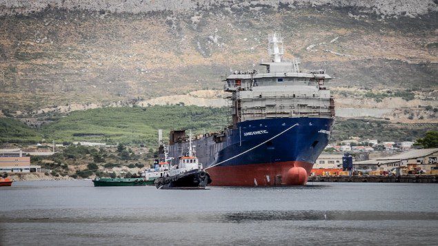 Jumbo's K3000 Heavy Lift Ship Launch Calls for Jumbo Photos