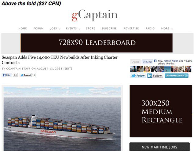 How Digital Advertising Works on gCaptain