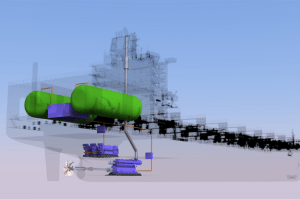 World's First LNG-Powered Containership Launched at NASSCO