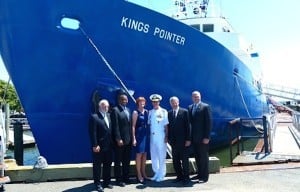NASA Rocket Ship Rechristened as USMMA's T/V Kings Pointer