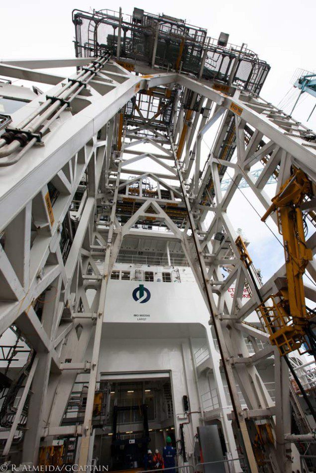 Island Offshore's New X-Bow Gets Finished Up at Ulstein Verft [IMAGES]