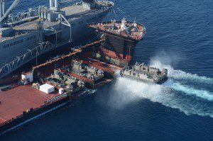 U.S. Navy's First Afloat Forward Staging Base Floated at NASSCO - PHOTOS