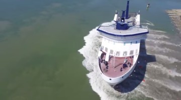 WATCH: MV Legionnaire Sideways Launch