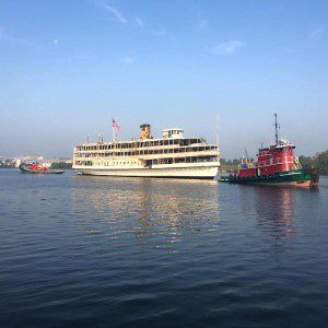 Ship Photos of the Day - SS COLUMBIA Tow