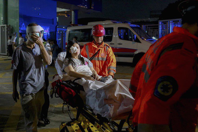 About 100 Injured After Hong Ferry Hits Object