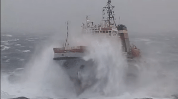 Scary Video Shows Self-Propelled Barge Flip Over in Just Seconds - gCaptain