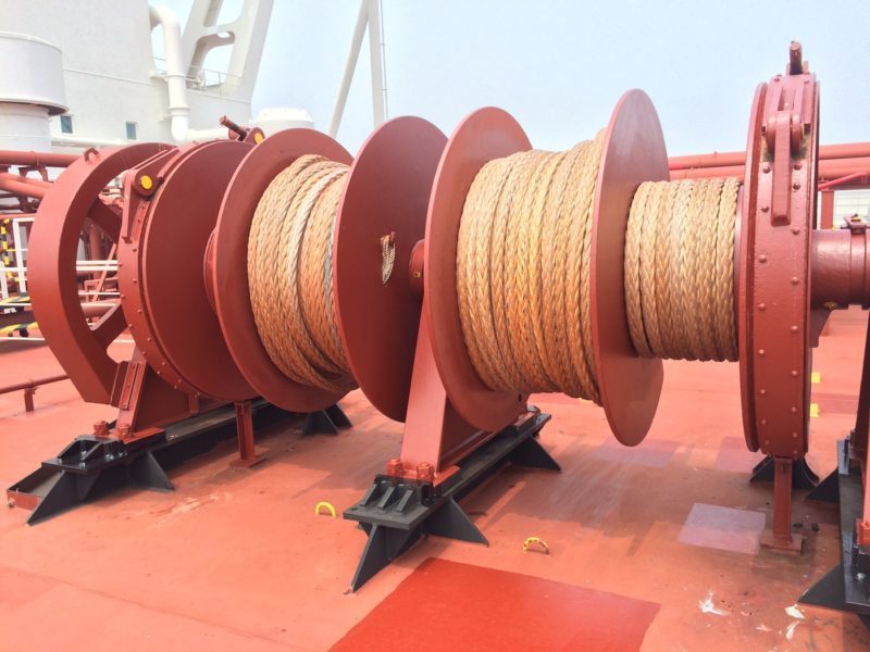 Dyneema Mooring Ropes Showcase Minimal Wear After Six Years Dyneema Mooring Ropes Showcase Minimal Wear After Six Years