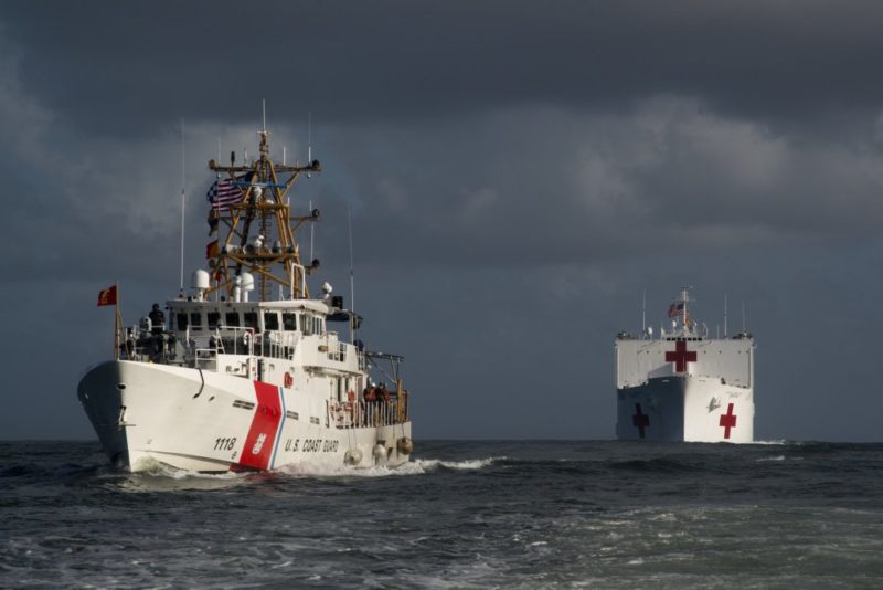 Hospital Ship USNS Comfort Arrives in Puerto Rico