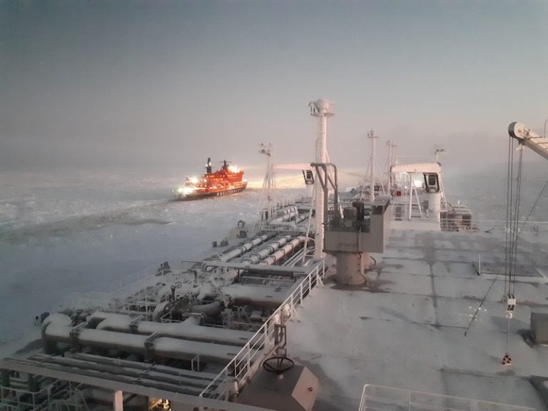 Photos: Teekay's New Icebreaking LNG Carrier 'Eduard Toll' Makes ...