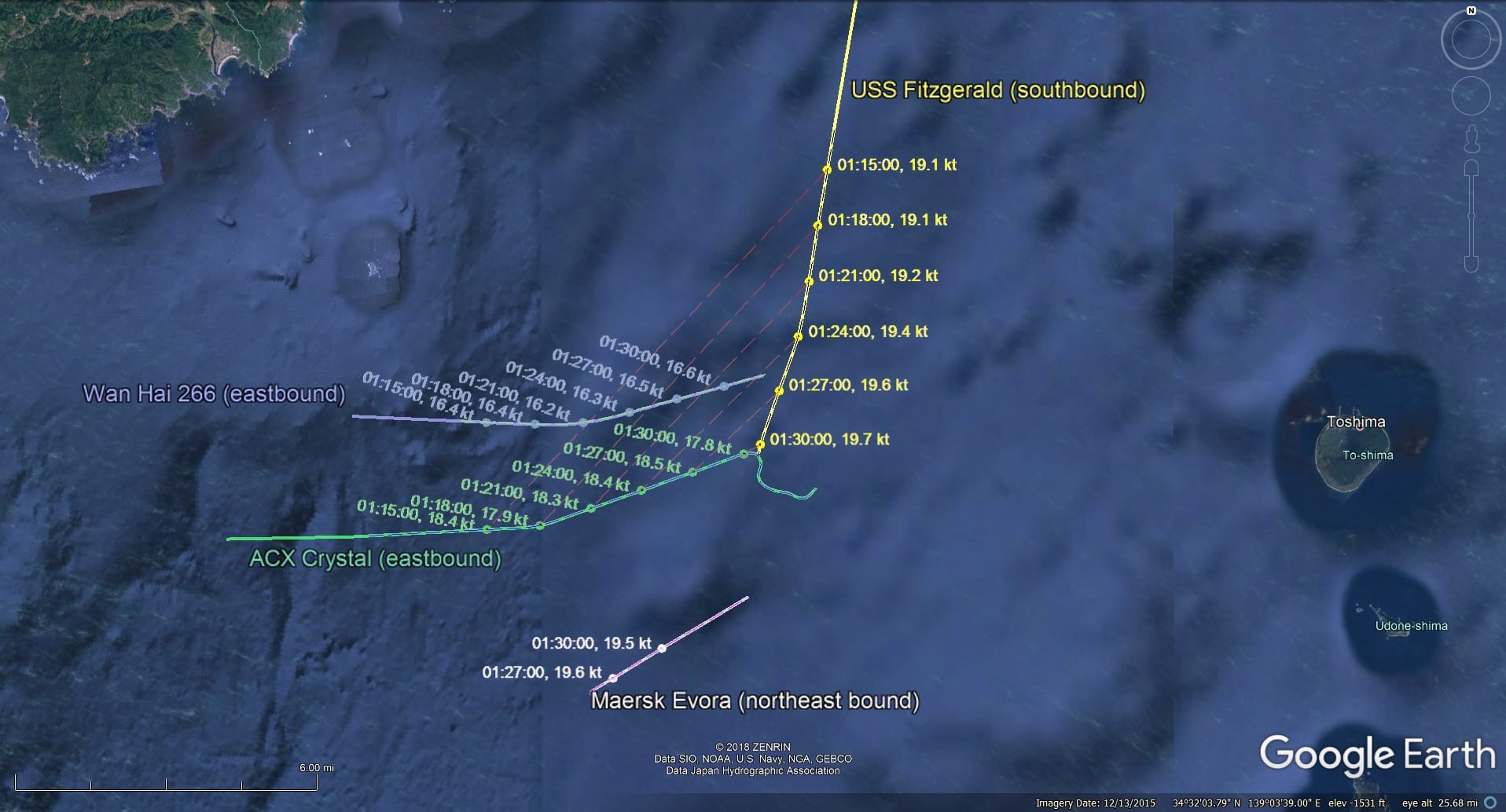 NTSB Says Navy Bridge Team Failure Caused USS Fitzgerald Collision