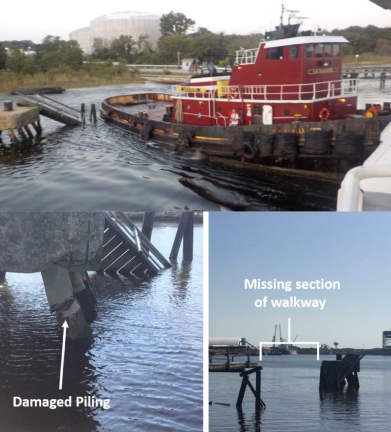 NTSB Cites Pilot Error in Tugboat's Allision with Wharf