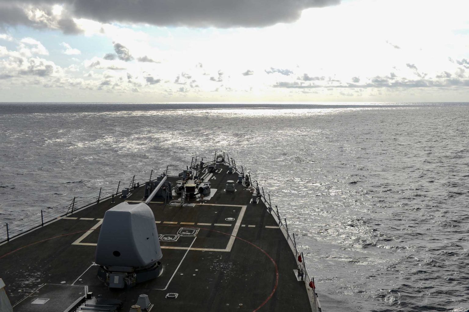 USS Russell Challenges Beijing's Claims To Spratly Island Navigation