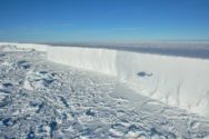 German Research Vessel Explores Giant Calved Iceberg in Antarctica