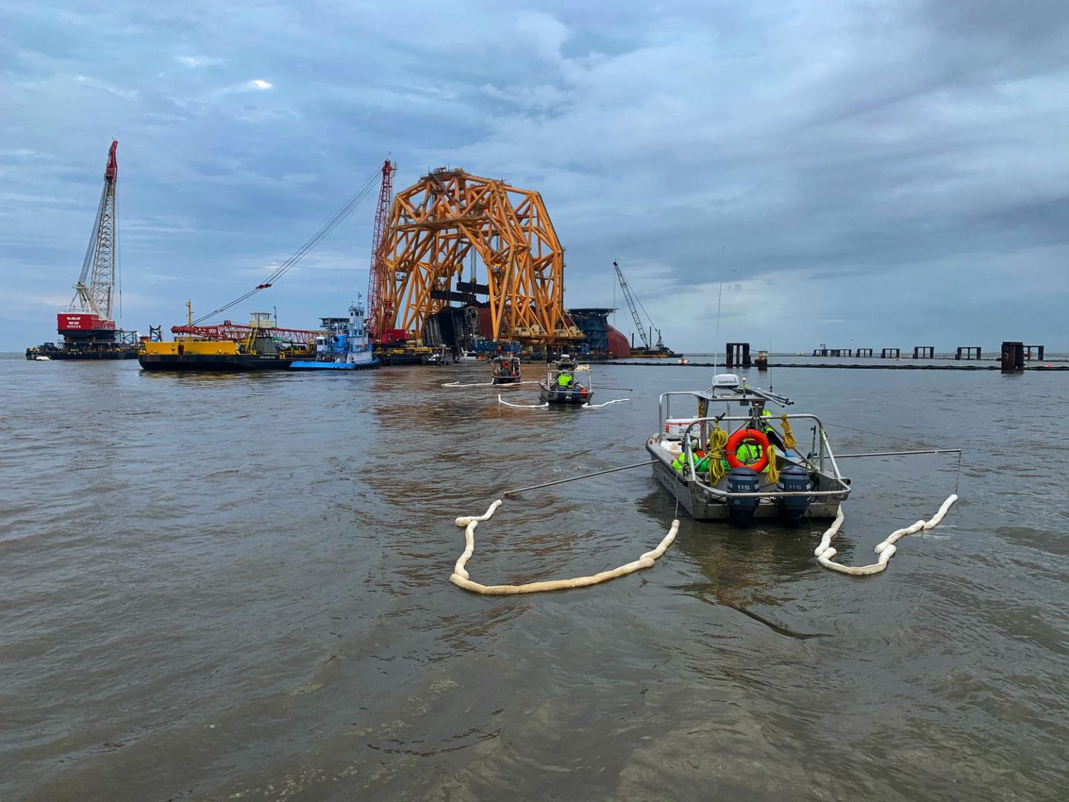 Golden Ray Wreck Removal Returns to Stubborn Section Seven
