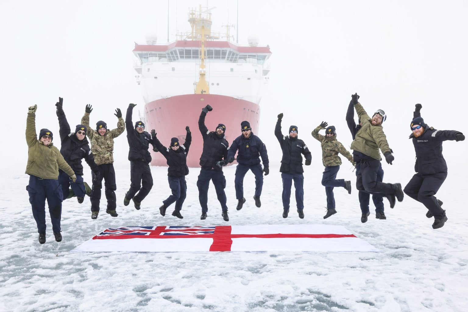 HMS Protector Sails Further North Than Any Other Royal Navy Ship in History