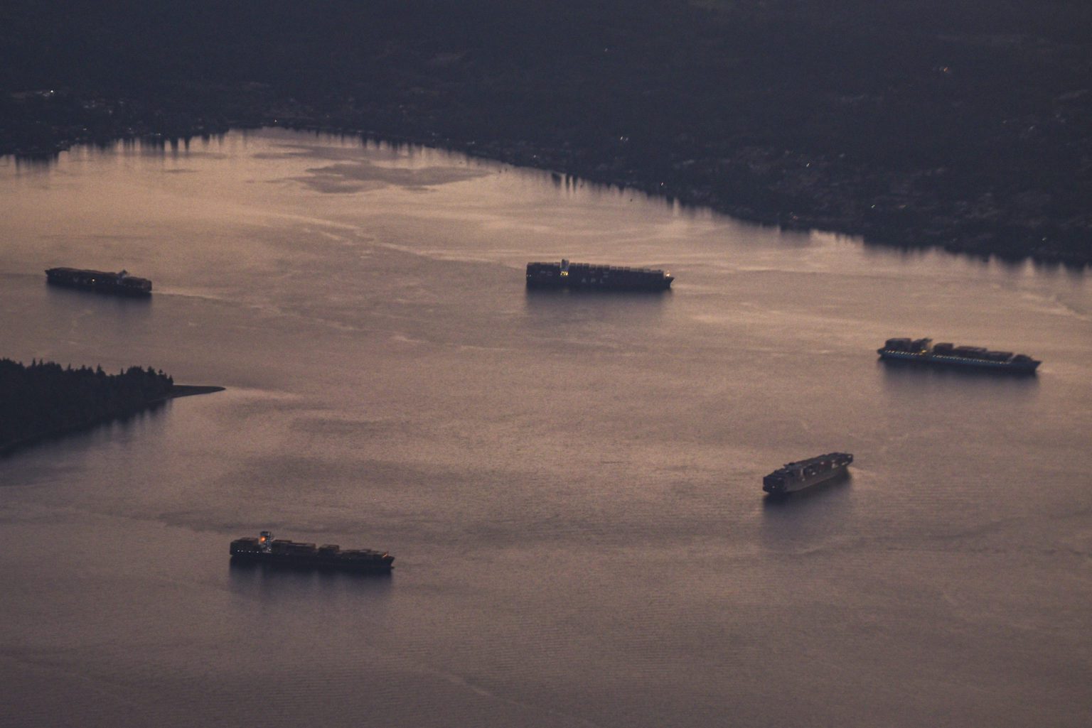 Coast Guard Monitoring Backlog of Containerships at Puget Sound Anchorages