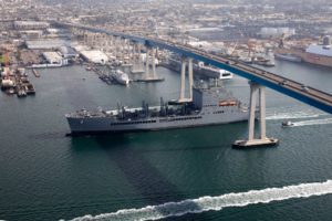 Photos: Navy's New Fleet Oiler USNS John Lewis At Sea for Builder's Trials
