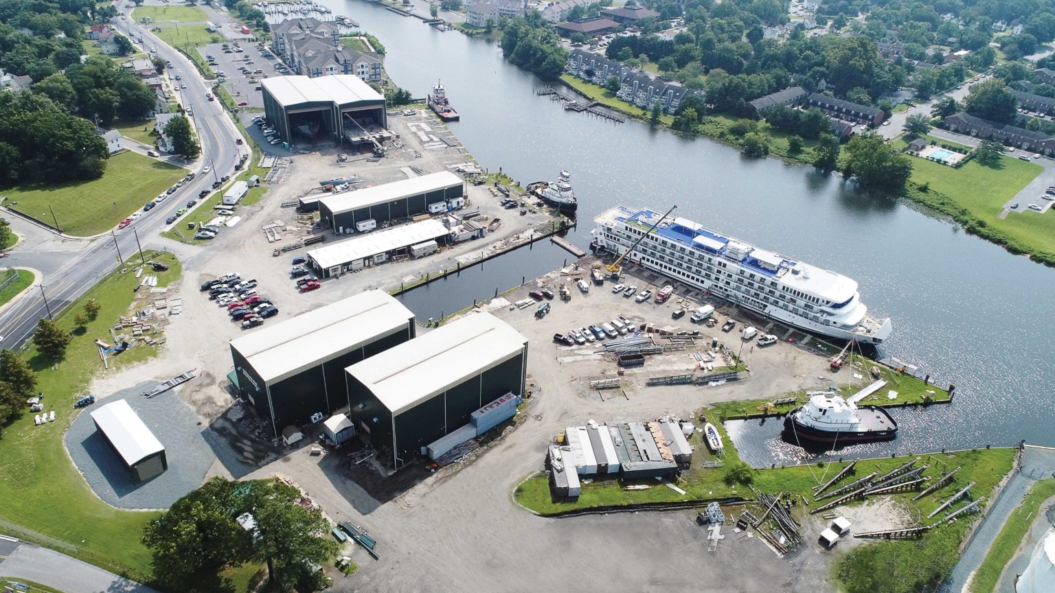 Watch: Chesapeake Shipbuilding Launches Latest Riverboat for American ...