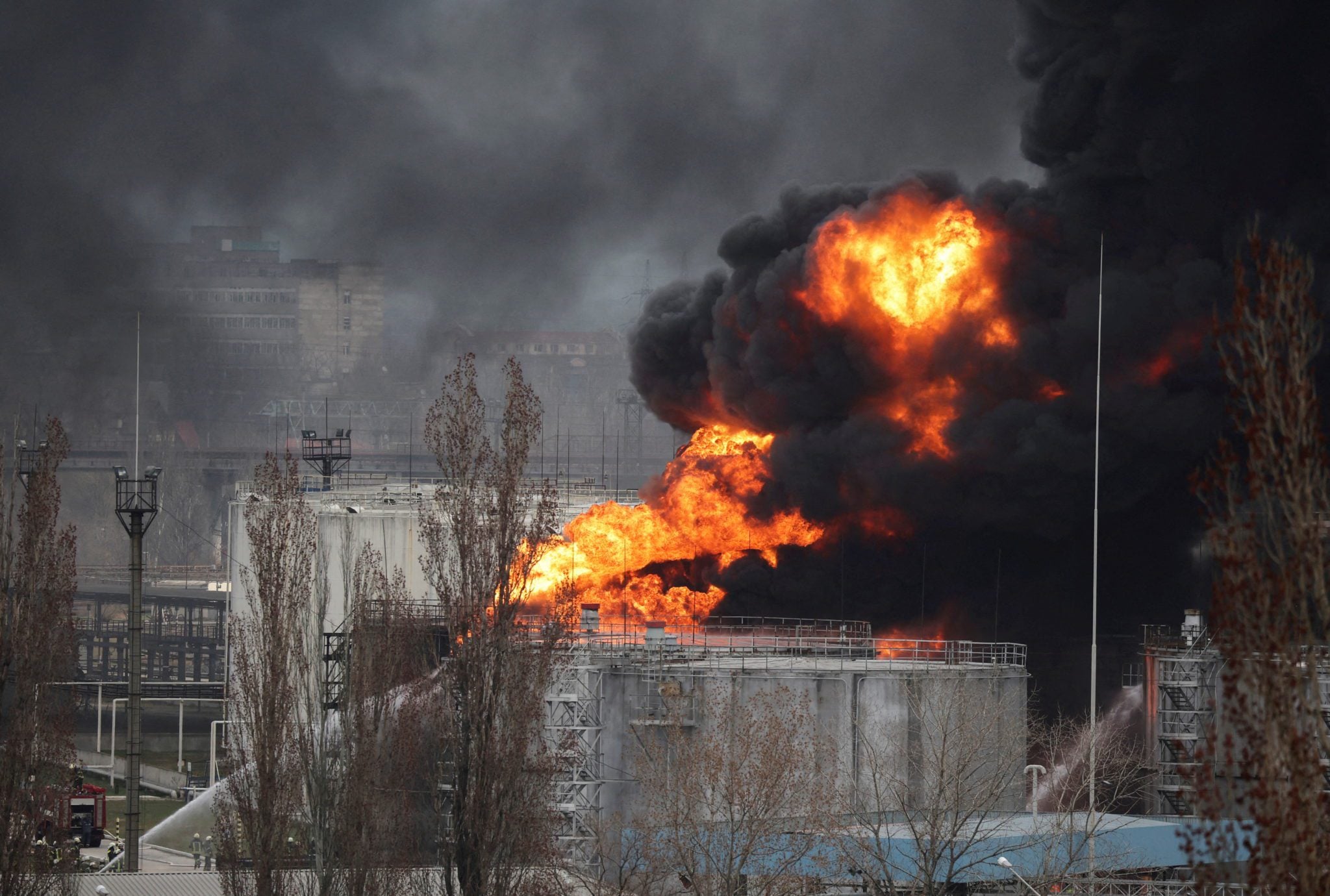 Ukrainian Drones Strike Port, Oil Depot In Southern Russia