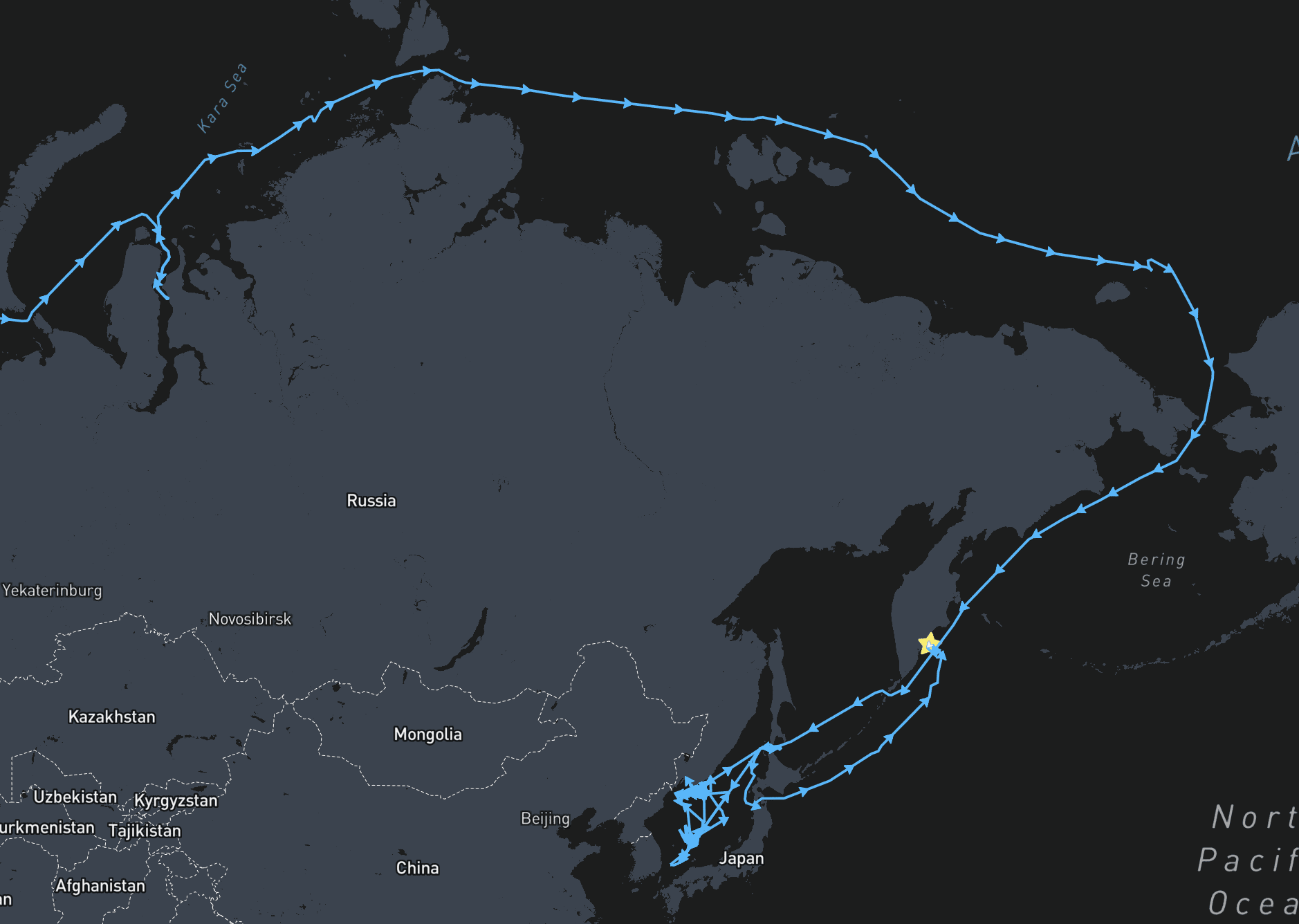 Another Russian ‘Shadow Fleet’ LNG Tanker Abandons Voyage After Five ...