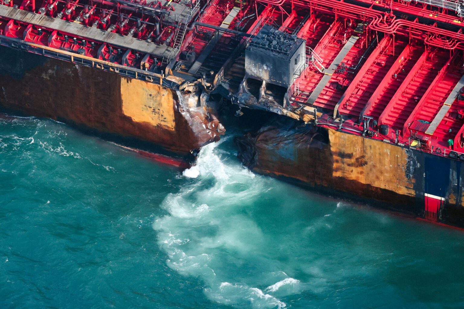UK Collision Leaves Two Ships Burning, One Expected to Sink