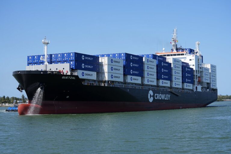Crowley Launches First of Four LNG-Powered Containerships