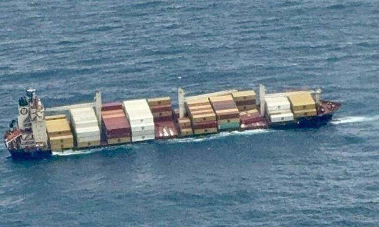 India Races to Contain Oil Spill From Sunken Containership MSC ELSA 3