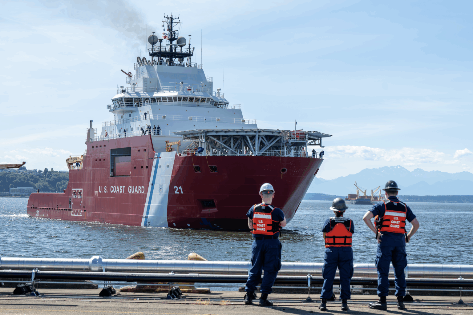 U.S. Coast Guard’s Newest Icebreaker ‘Storis’ Arrives in Seattle, Prepares for First Arctic Patrol