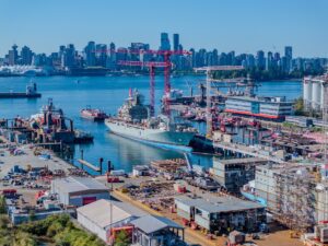 New Outfitting Pier Bolsters Canada's National Shipbuilding Strategy