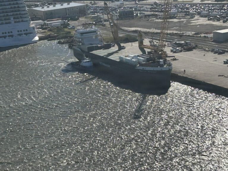 Coast Guard Responds to Oil Spill at Port of Galveston Following Vessel ...