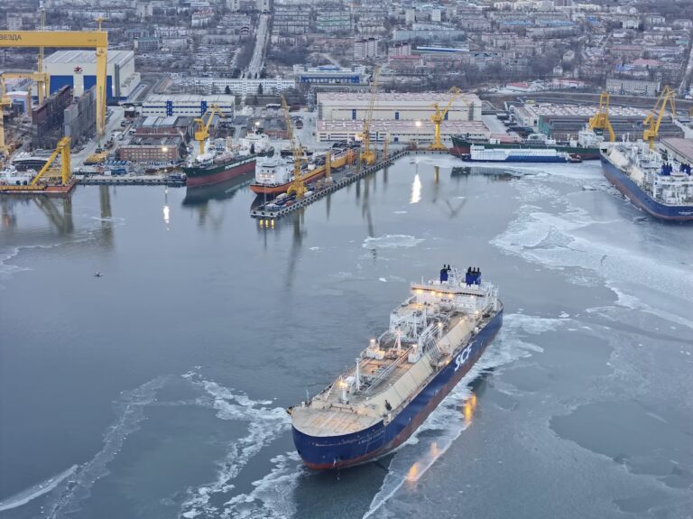 Russia Delivers First Home-Built Ice-Class Tanker for Sanctioned Arctic ...