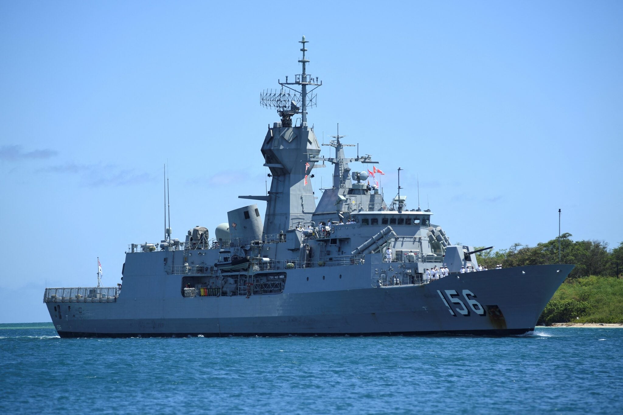 Australian Warship Transits Taiwan Strait | gCaptain