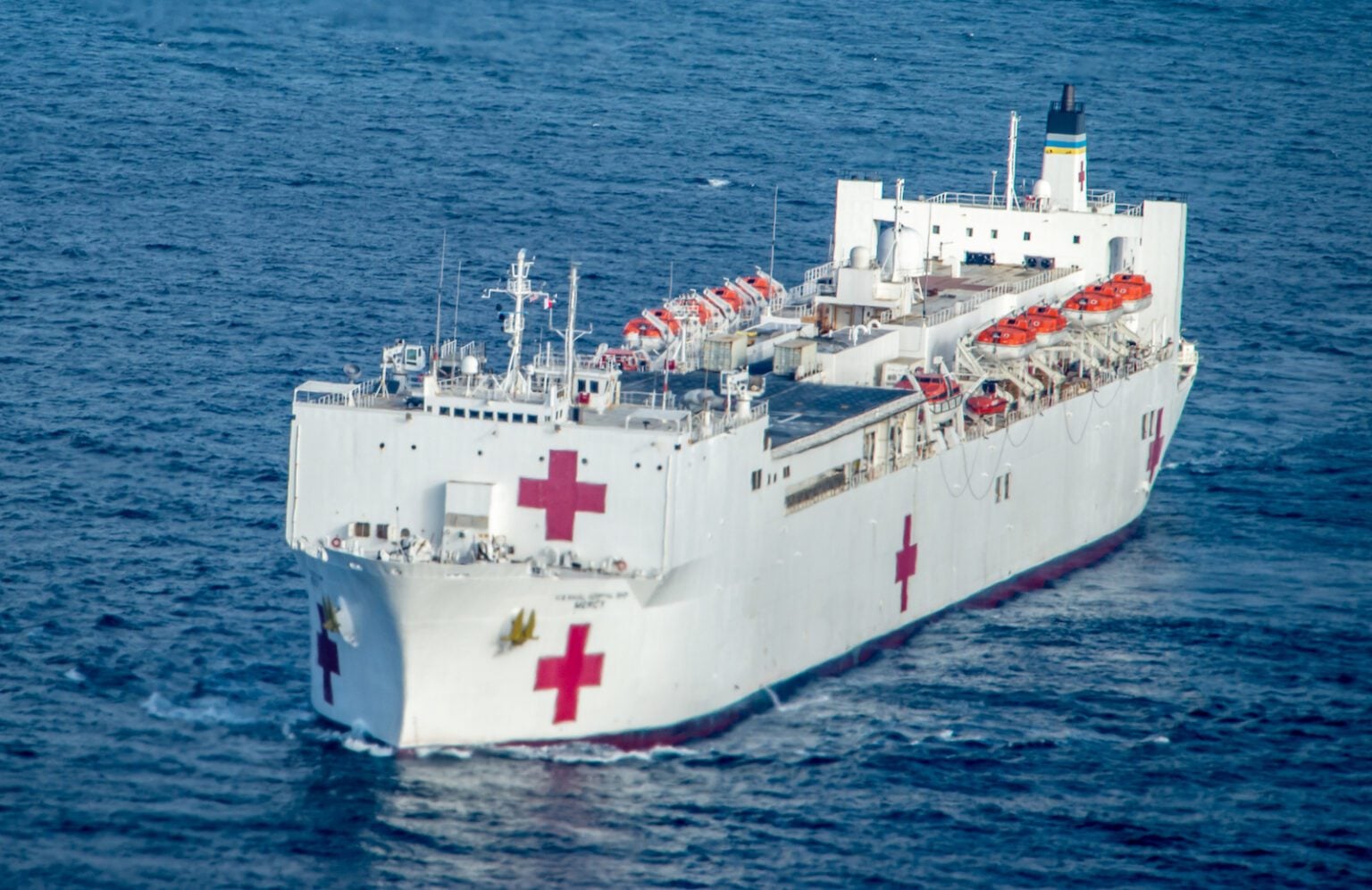 Trump Hospital Ship Sails West Coast After Panama Transit | gCaptain